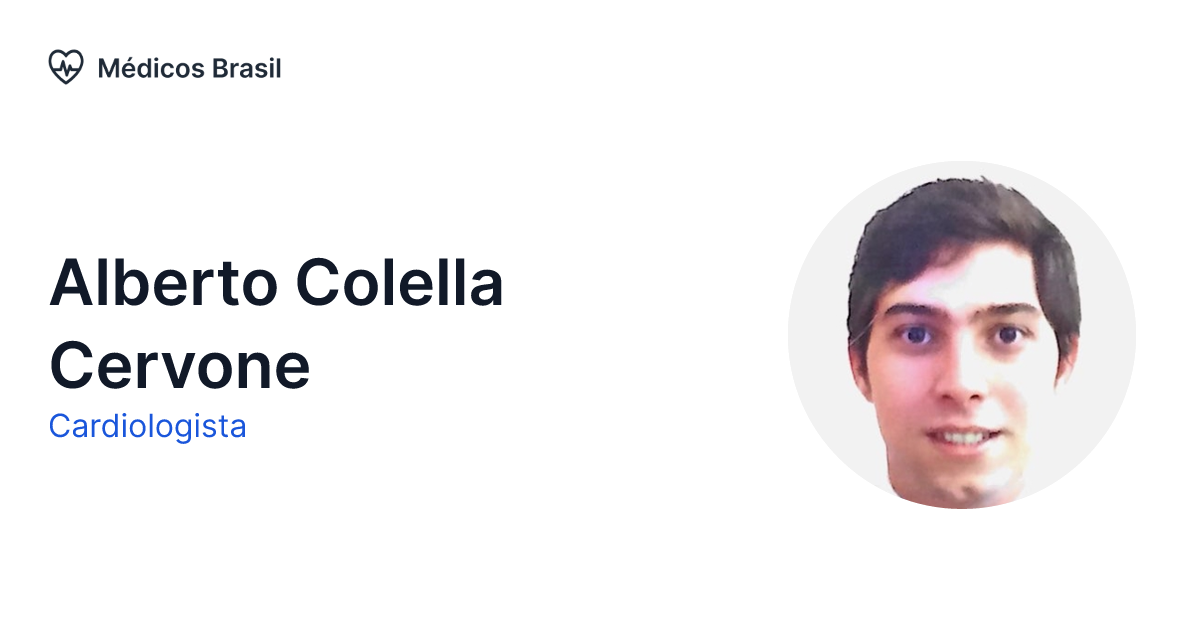 Alberto Colella Cervone - Cardiologista | Médicos Brasil