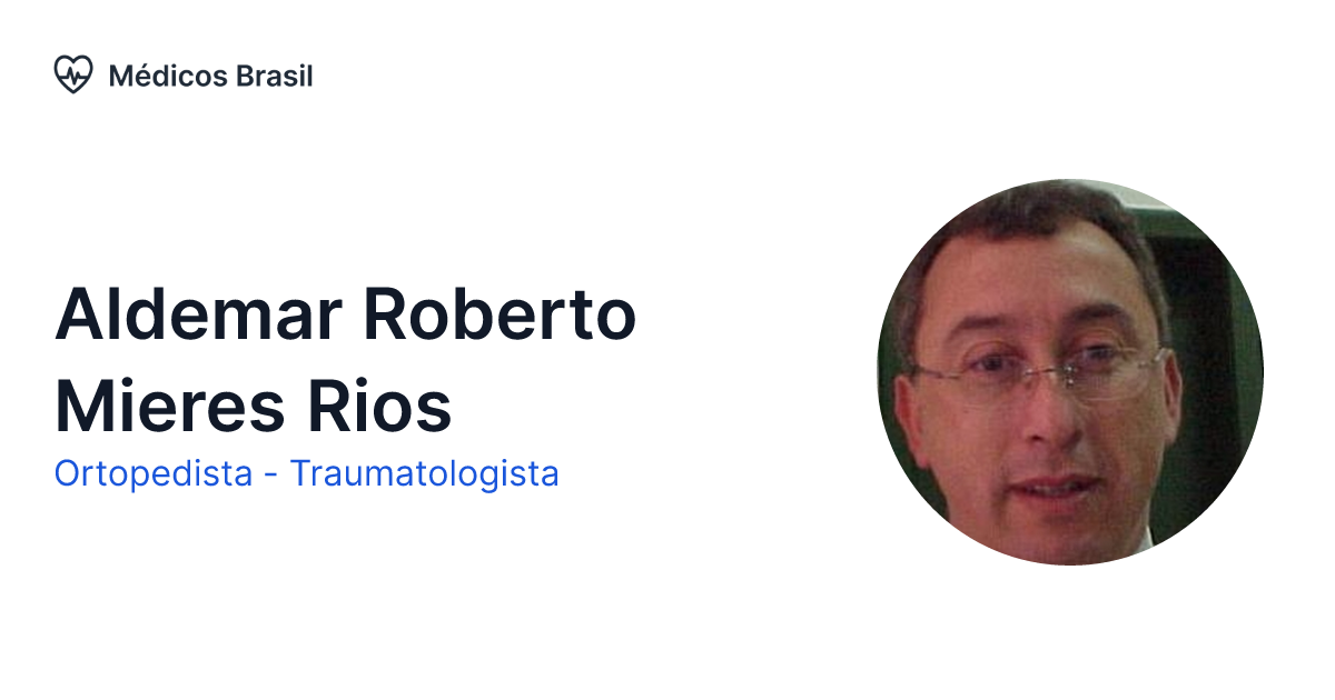 Aldemar Roberto Mieres Rios - Ortopedista - Traumatologista | Médicos ...
