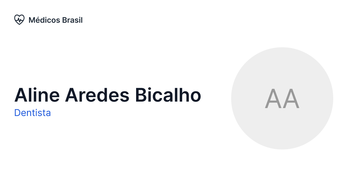 Aline Aredes Bicalho - Dentista | Médicos Brasil