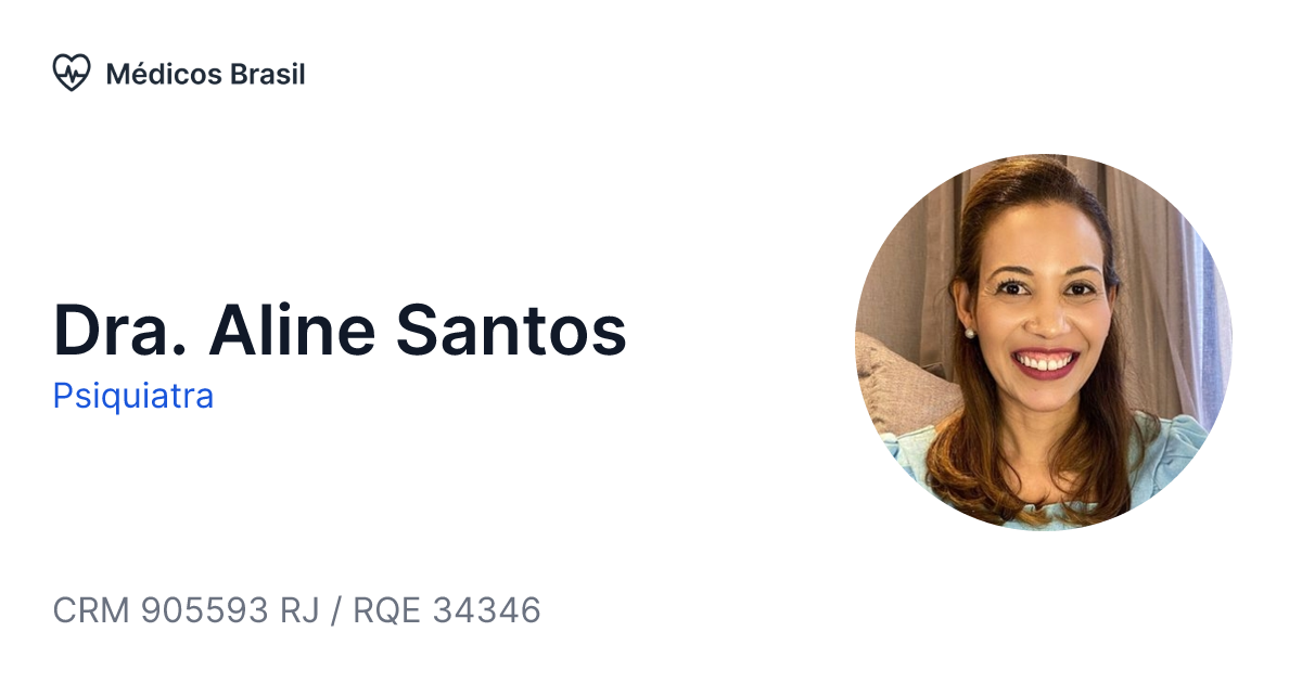 Dra. Aline Santos - Psiquiatra | Médicos Brasil