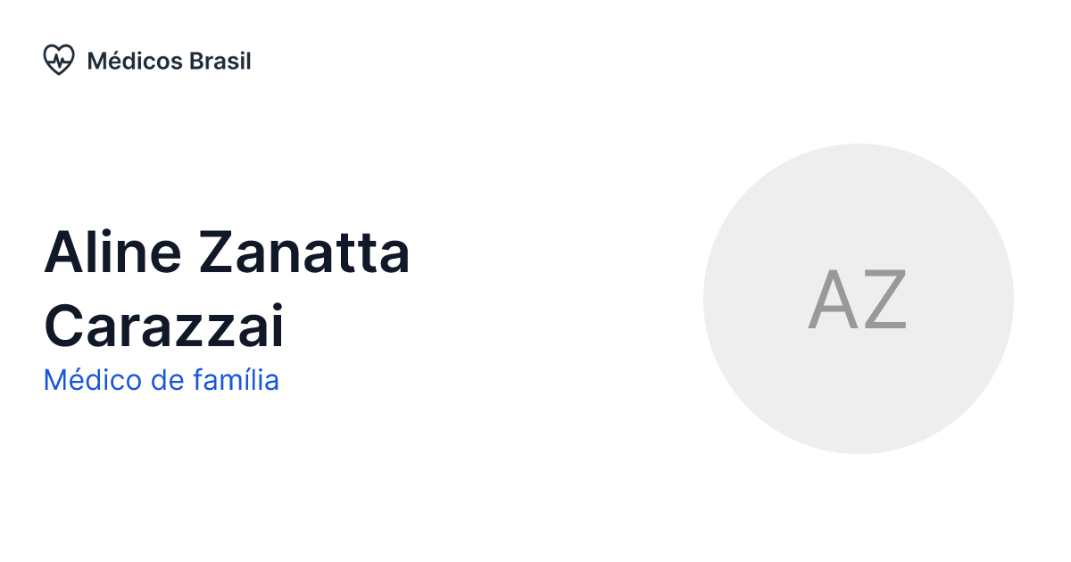 Aline Zanatta Carazzai - Médico de família | Médicos Brasil