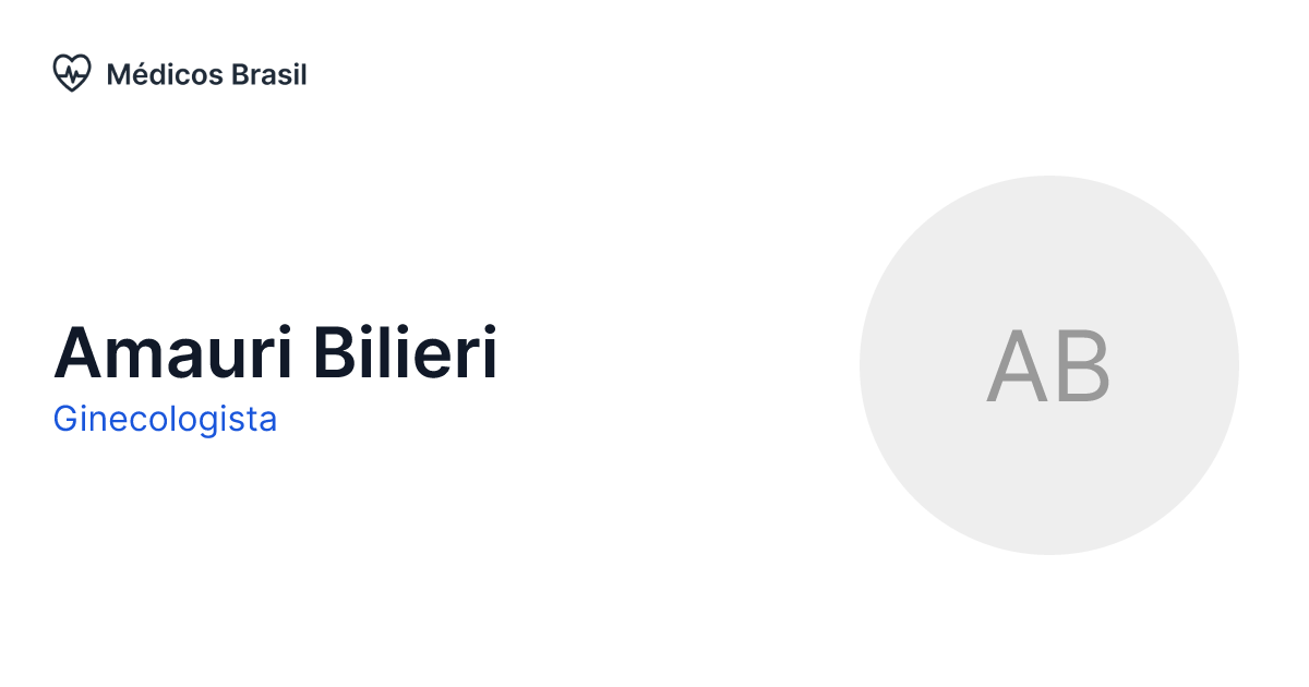 Amauri Bilieri - Ginecologista | Médicos Brasil