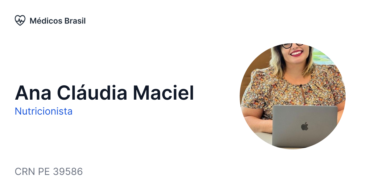 Ana Cláudia Maciel - Nutricionista | Médicos Brasil