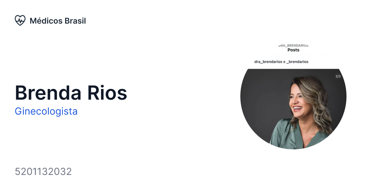 Brenda Rios - Ginecologista | Médicos Brasil