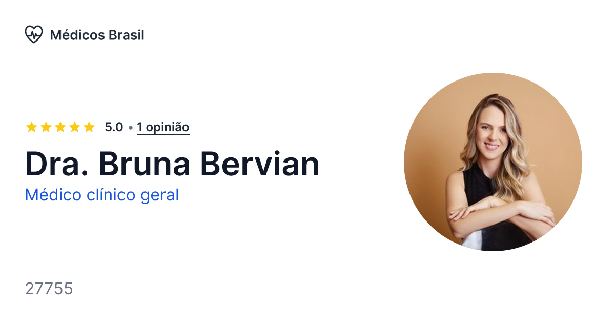 Dra. Bruna Bervian - Médico clínico geral | Médicos Brasil