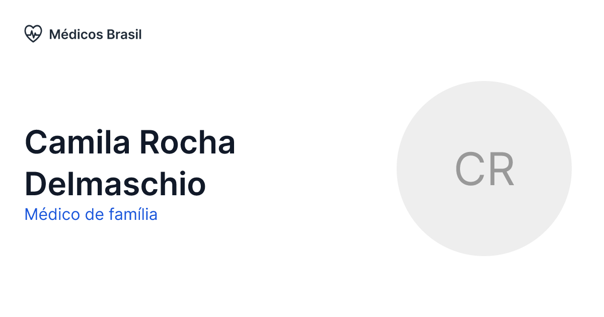 Camila Rocha Delmaschio - Médico de família | Médicos Brasil