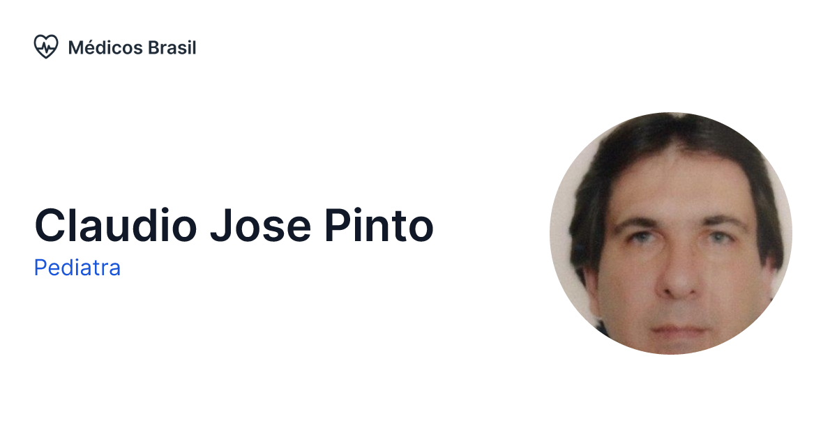 Claudio Jose Pinto - Pediatra | Médicos Brasil