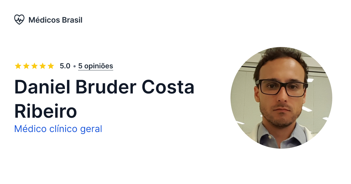 Daniel Bruder Costa Ribeiro - Médico clínico geral | Médicos Brasil