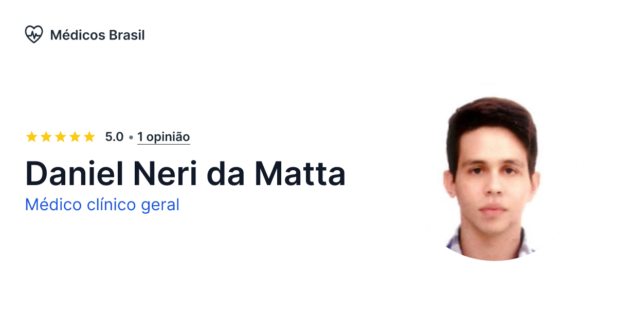 Daniel Neri da Matta - Médico clínico geral | Médicos Brasil