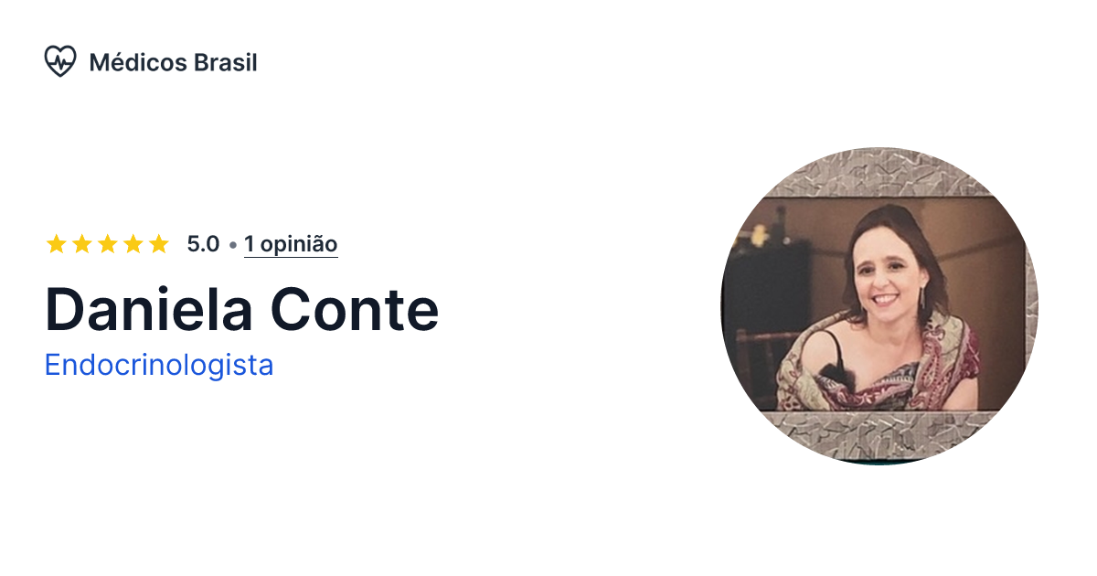 Daniela Conte - Endocrinologista | Médicos Brasil