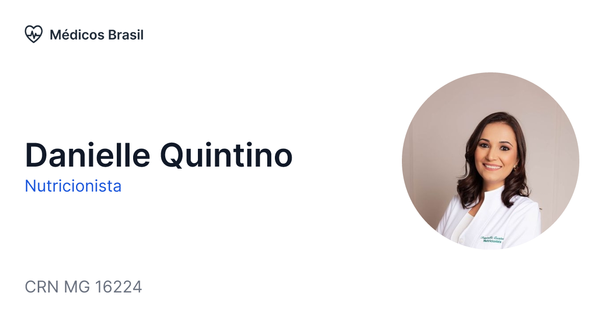 Danielle Quintino - Nutricionista | Médicos Brasil