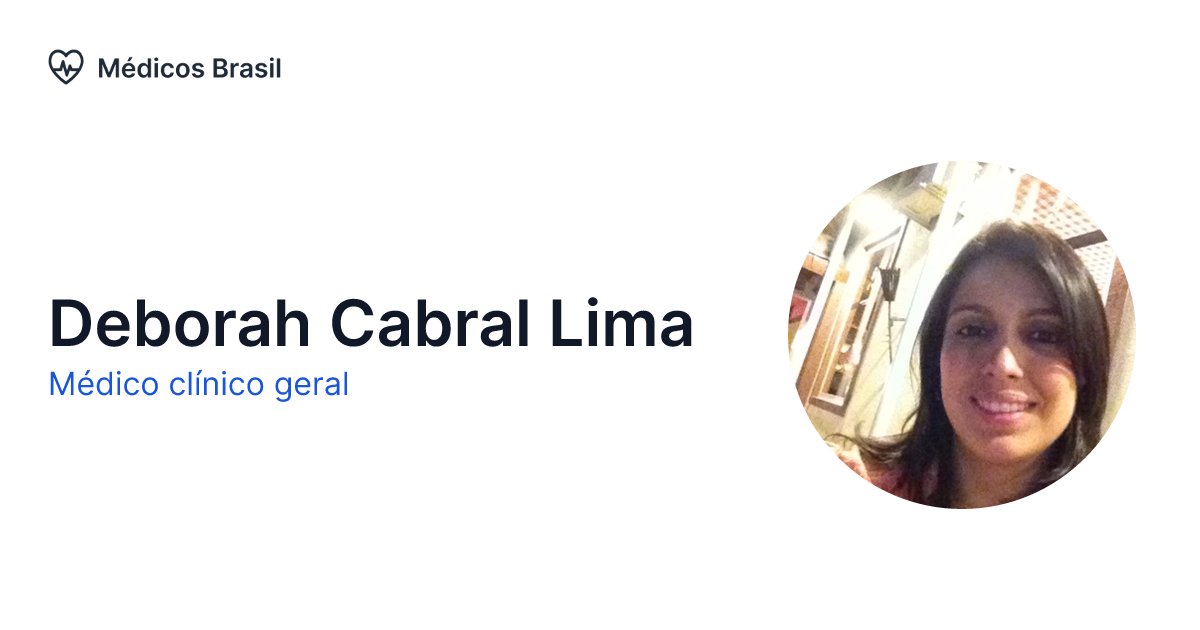 Deborah Cabral Lima - Médico clínico geral | Médicos Brasil