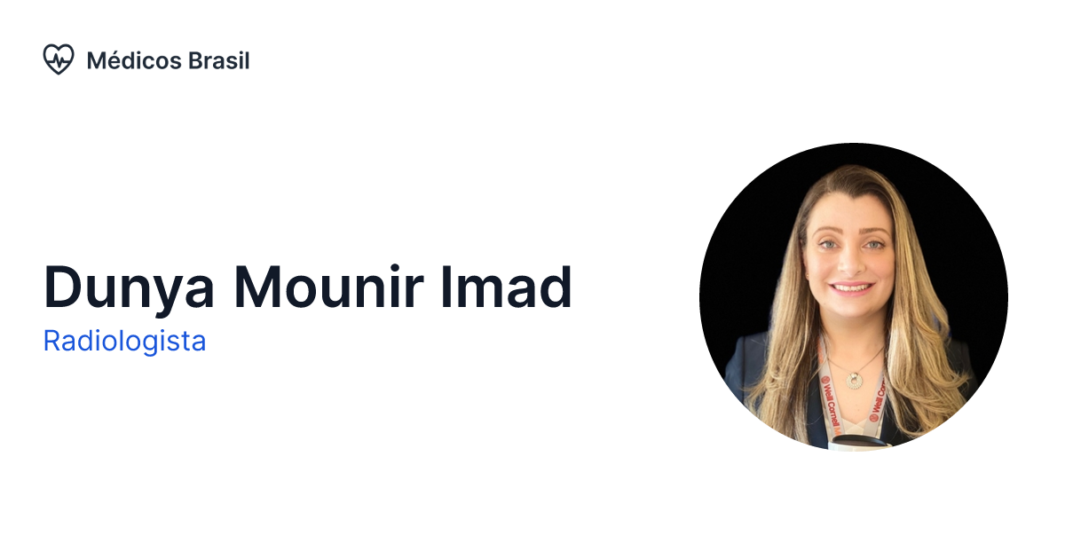 Dunya Mounir Imad - Radiologista | Médicos Brasil