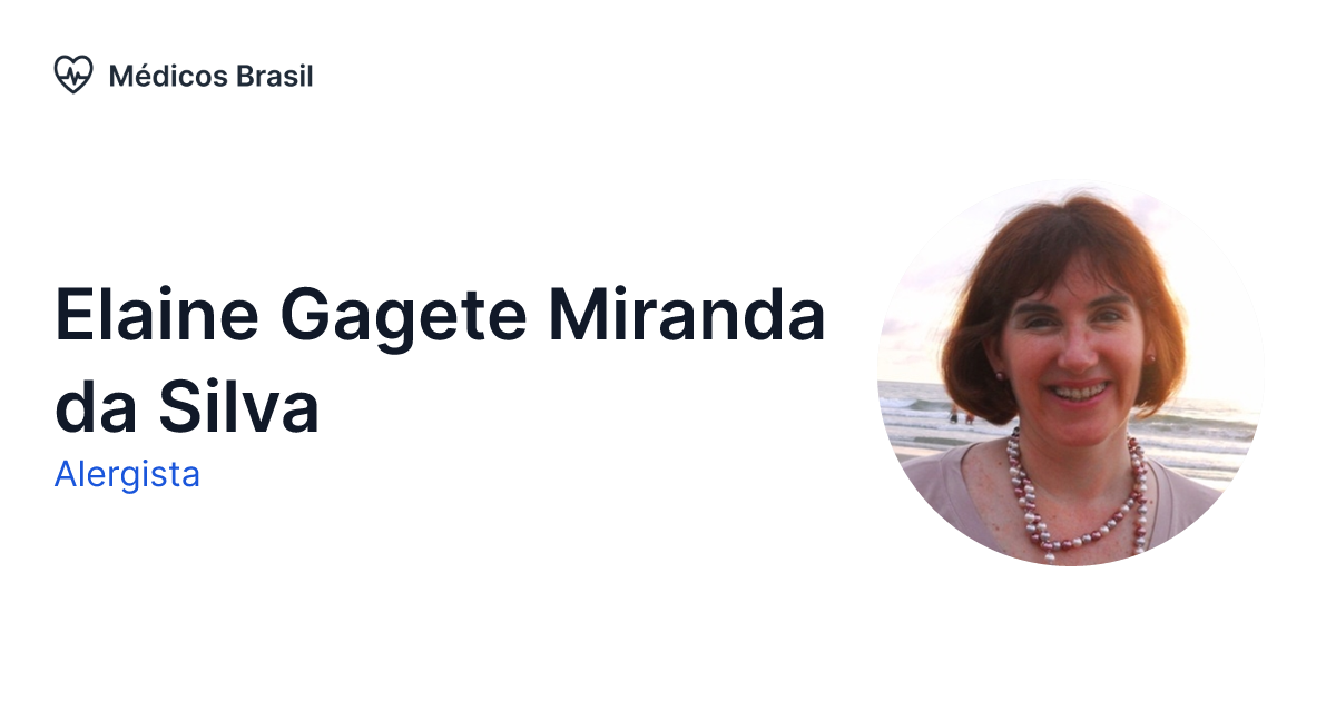 Elaine Gagete Miranda da Silva - Alergista | Médicos Brasil