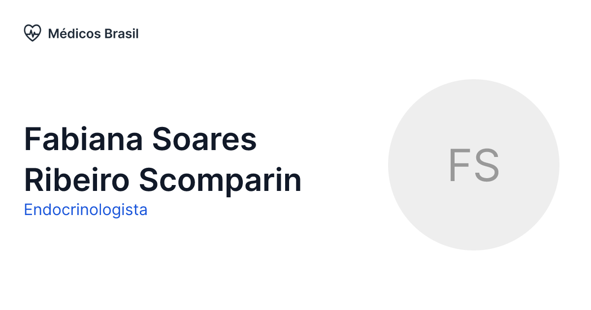 Fabiana Soares Ribeiro Scomparin - Endocrinologista | Médicos Brasil