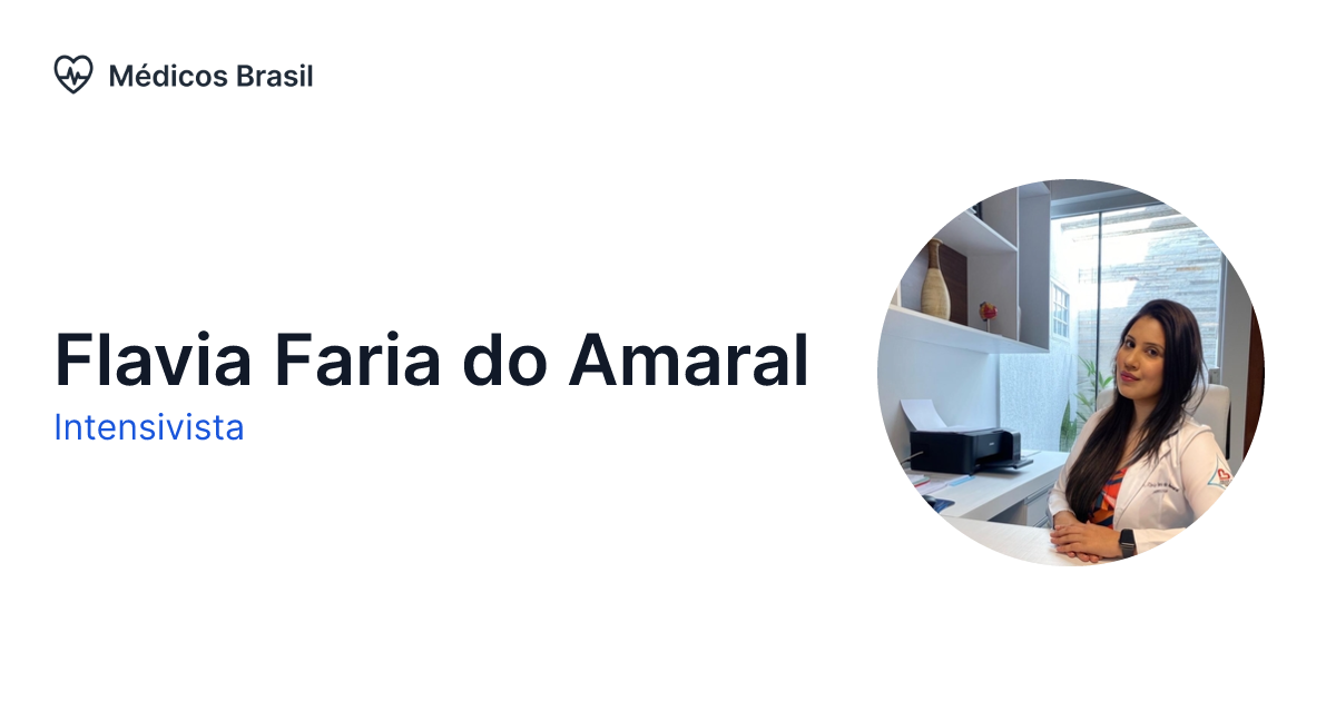 Flavia Faria do Amaral - Intensivista | Médicos Brasil