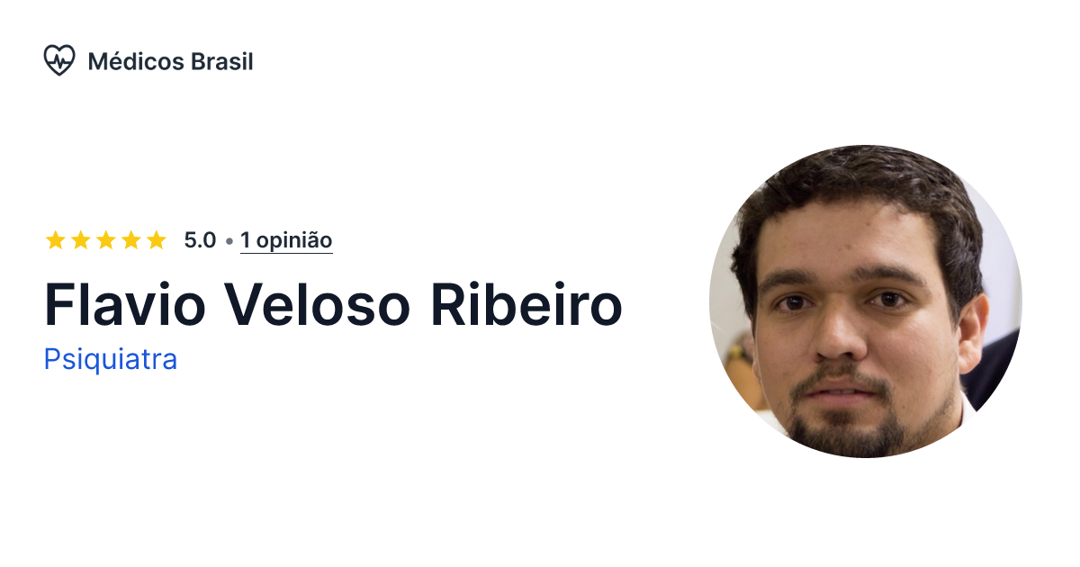 Flavio Veloso Ribeiro - Psiquiatra | Médicos Brasil