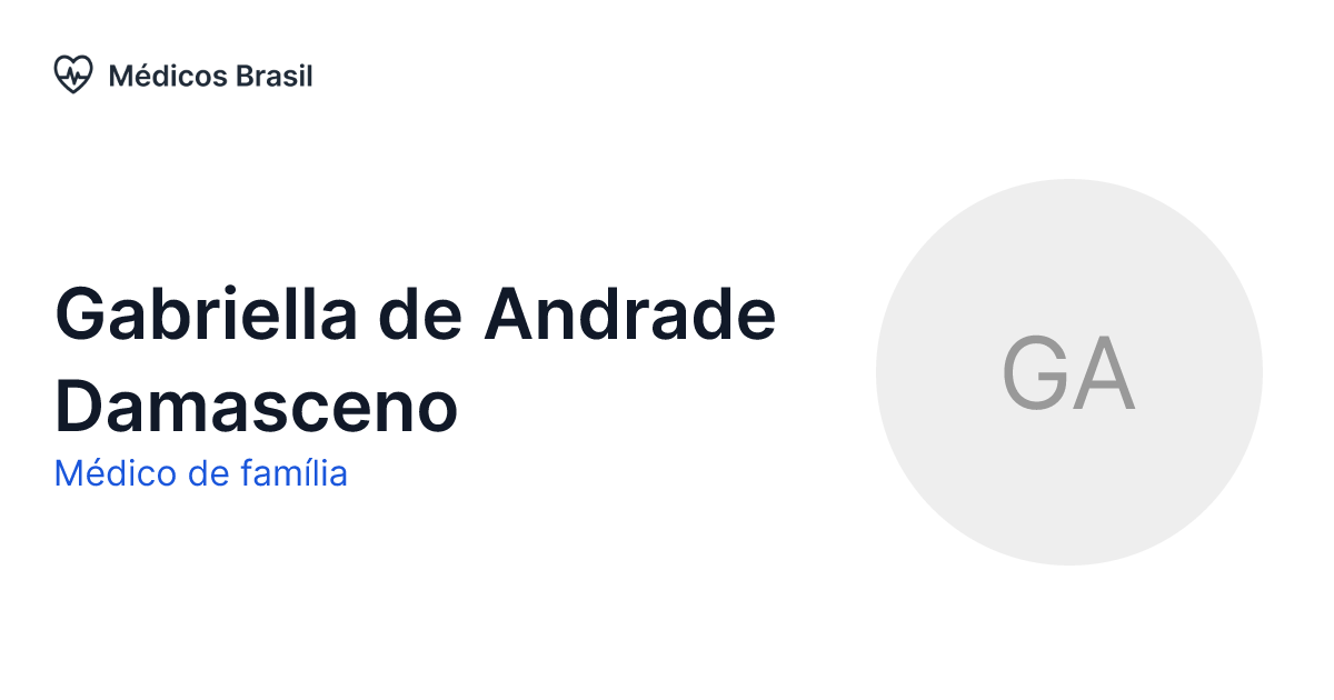 Gabriella de Andrade Damasceno - Médico de família | Médicos Brasil