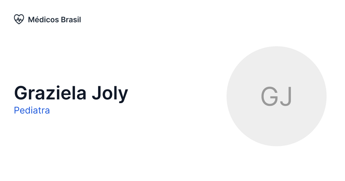 Graziela Joly - Pediatra | Médicos Brasil