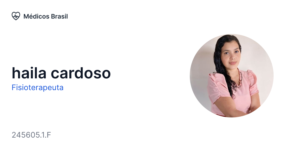 haila cardoso - Fisioterapeuta | Médicos Brasil