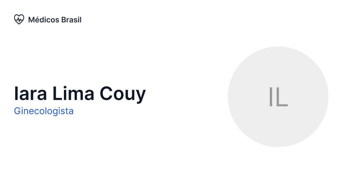 Iara Lima Couy - Ginecologista | Médicos Brasil