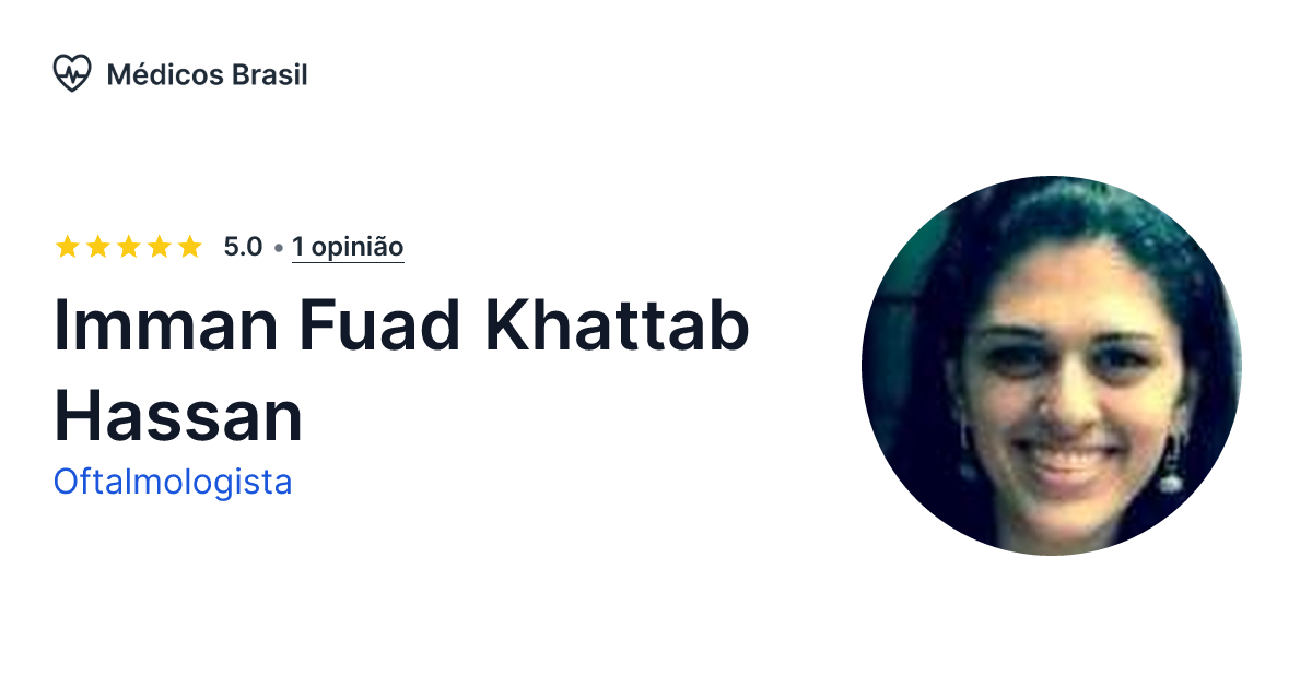 Imman Fuad Khattab Hassan - Oftalmologista | Médicos Brasil