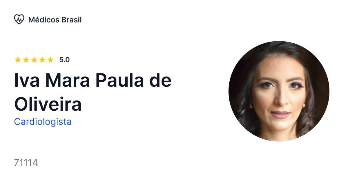 Iva Mara Paula de Oliveira - Cardiologista | Médicos Brasil