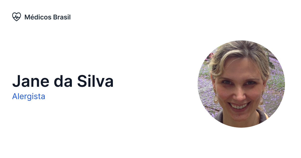 Jane da Silva - Alergista | Médicos Brasil