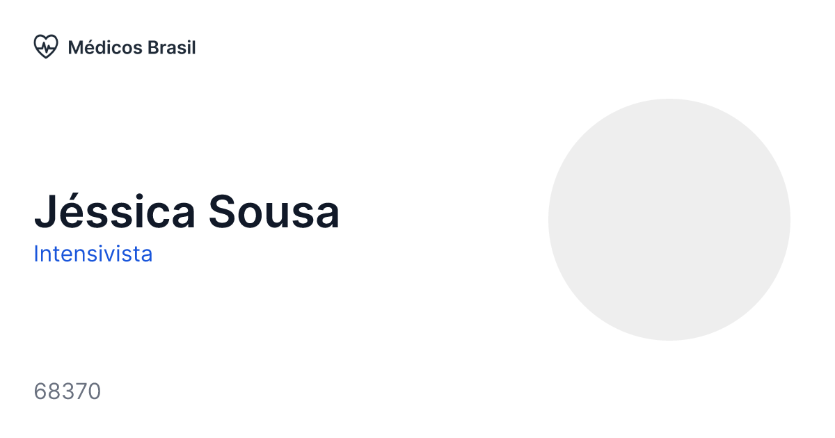 Jéssica Sousa - Intensivista | Médicos Brasil