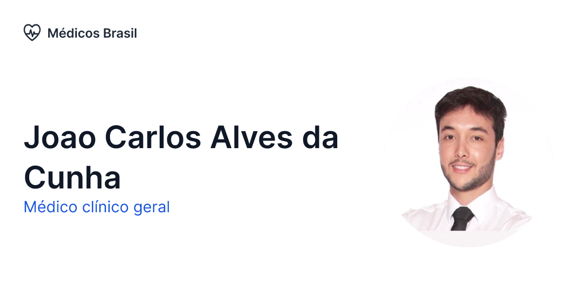 Joao Carlos Alves da Cunha - Médico clínico geral | Médicos Brasil