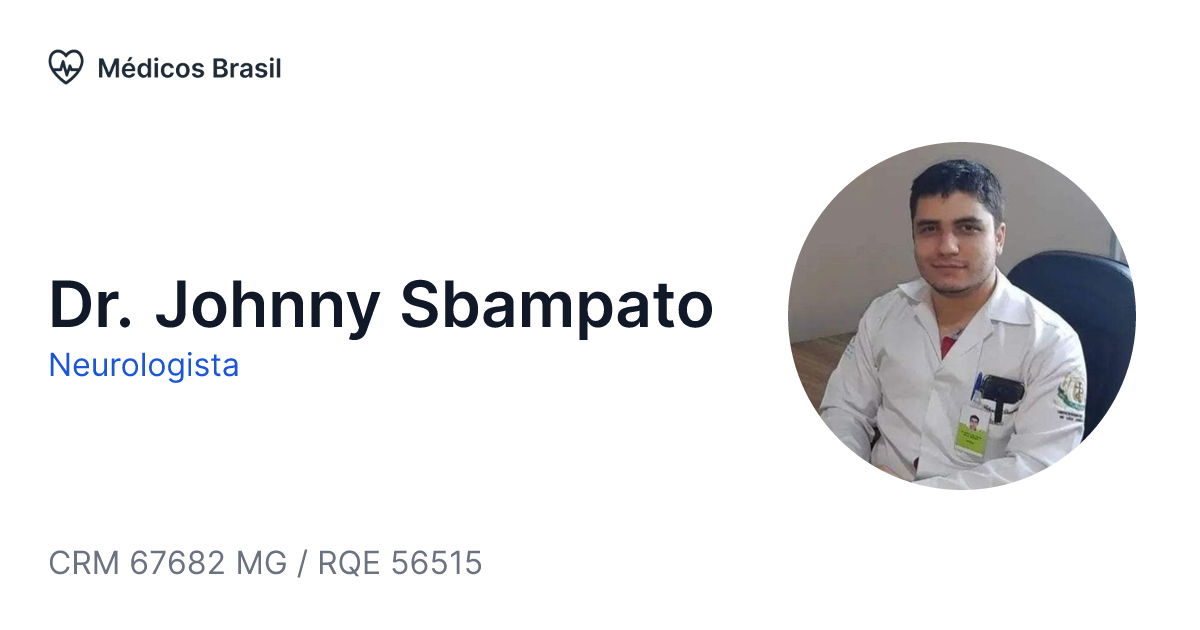 Dr. Johnny Sbampato - Neurologista | Médicos Brasil