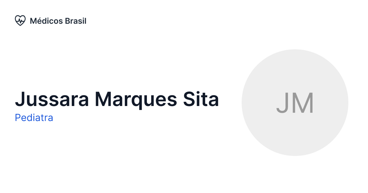 Jussara Marques Sita - Pediatra | Médicos Brasil