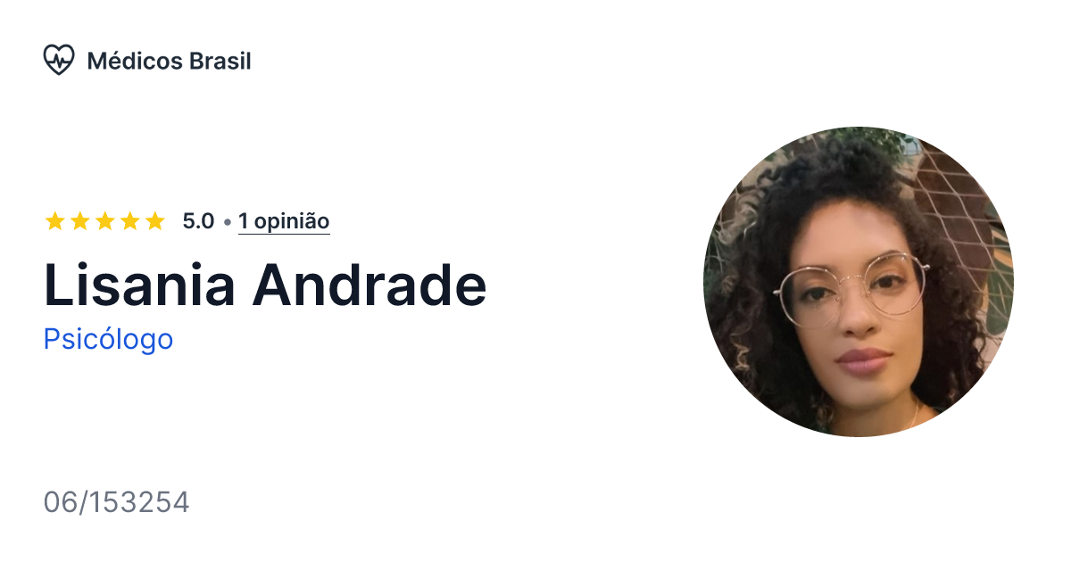 Lisania Andrade - Psicólogo | Médicos Brasil