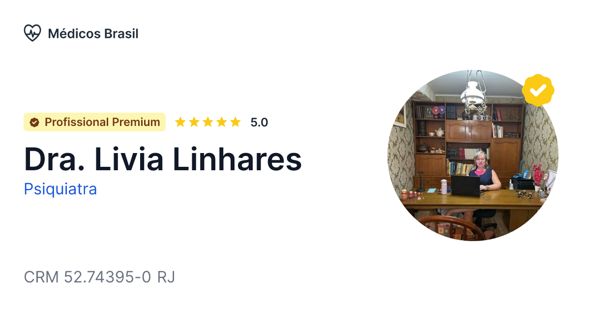 Dra. Livia Linhares - Psiquiatra | Médicos Brasil