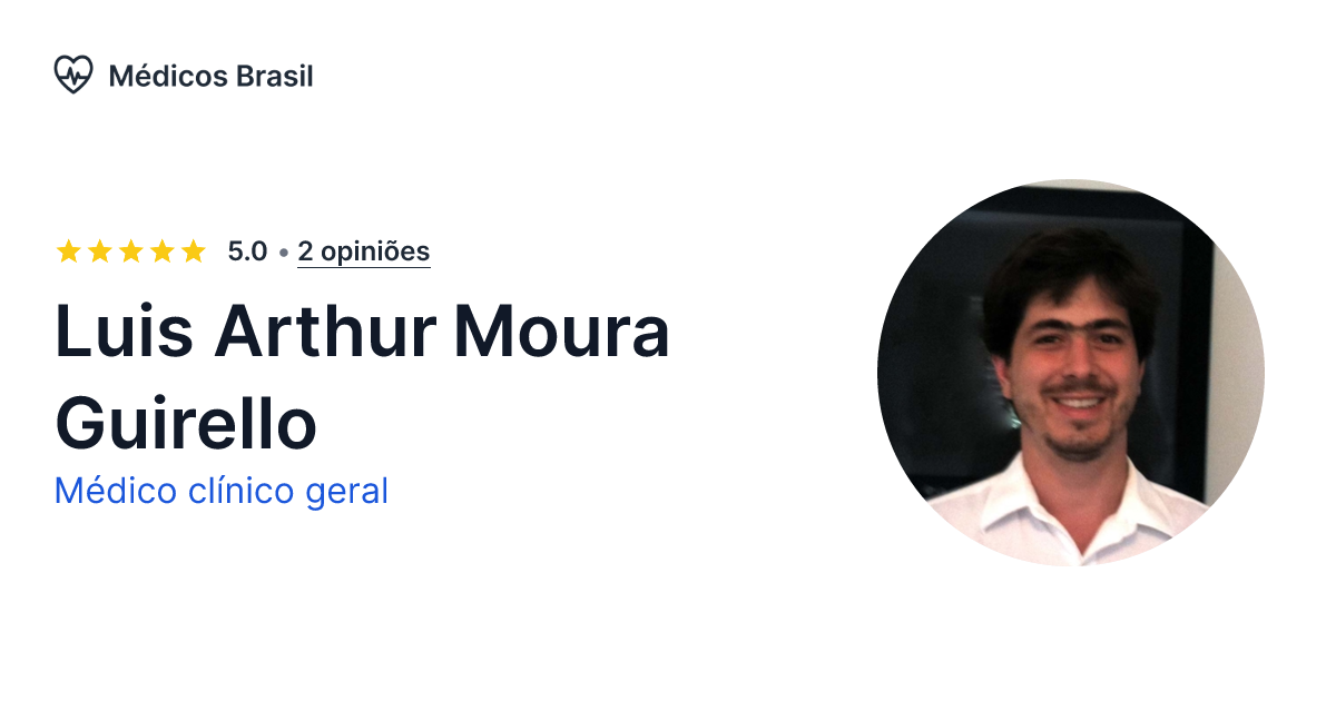 Luis Arthur Moura Guirello - Médico clínico geral | Médicos Brasil