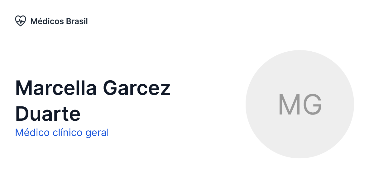 Marcella Garcez Duarte - Médico clínico geral | Médicos Brasil
