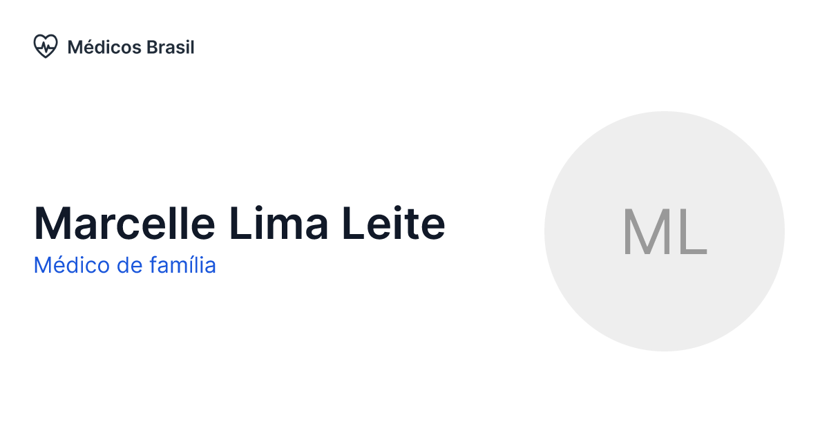 Marcelle Lima Leite - Médico de família | Médicos Brasil