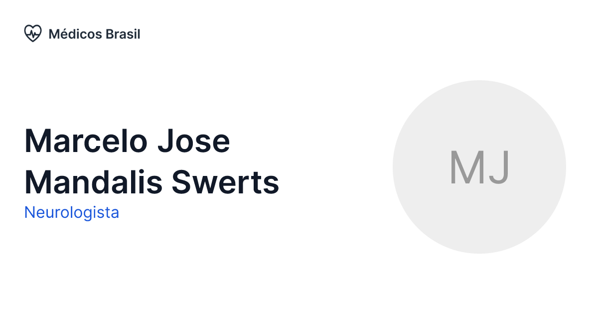 Marcelo Jose Mandalis Swerts - Neurologista | Médicos Brasil