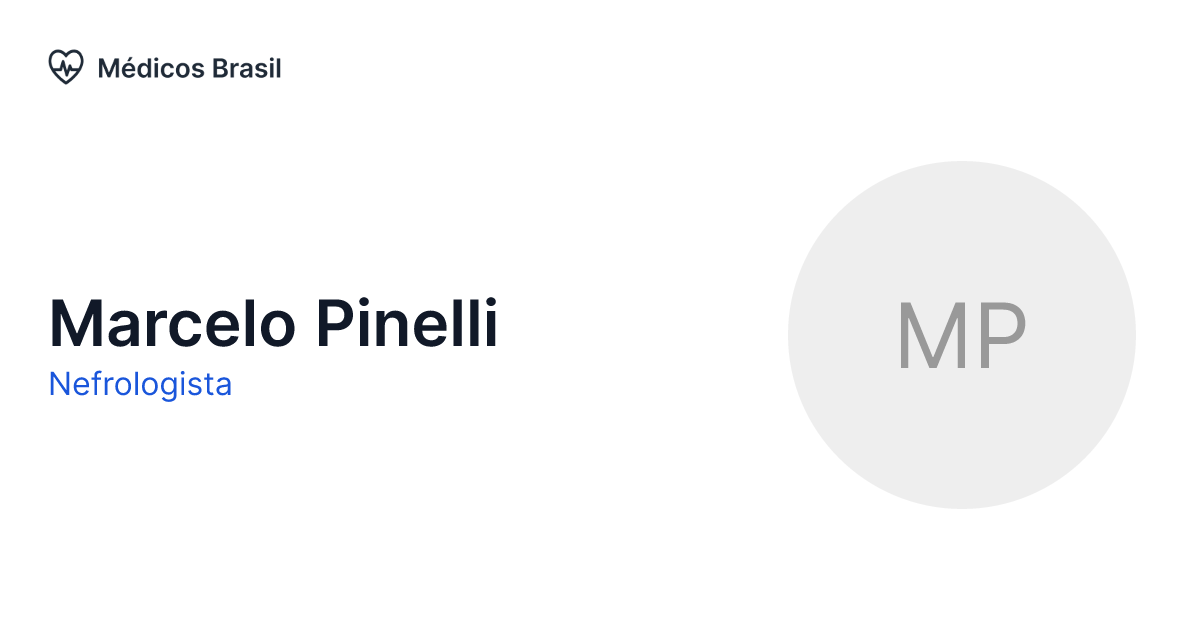 Marcelo Pinelli - Nefrologista | Médicos Brasil
