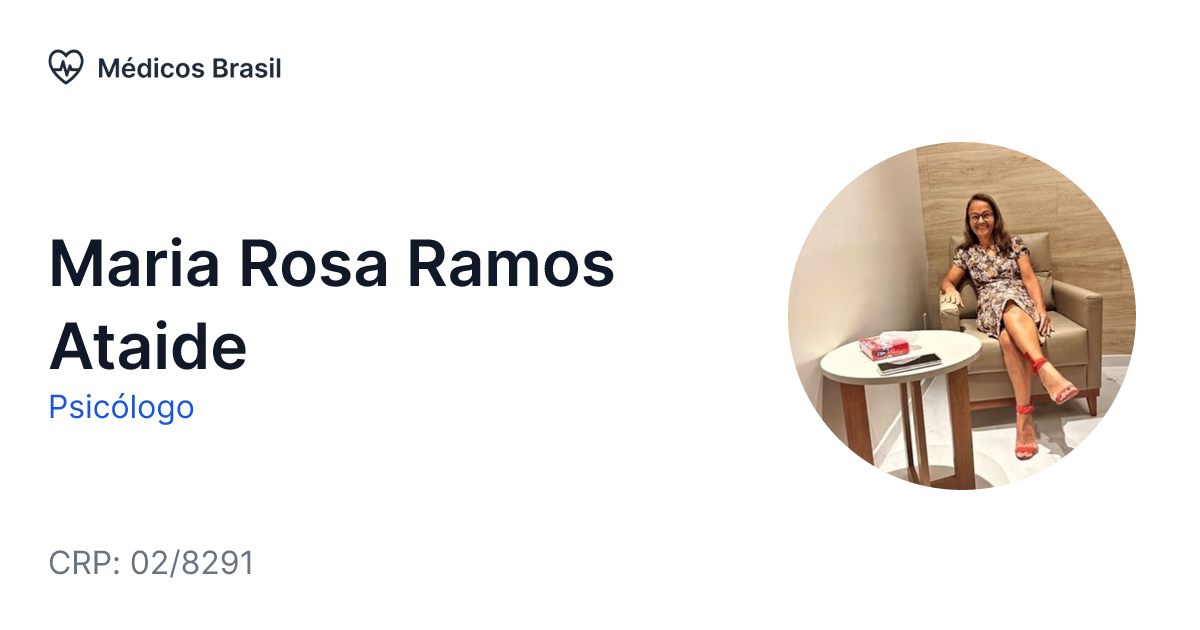 Maria Rosa Ramos Ataide - Psicólogo | Médicos Brasil