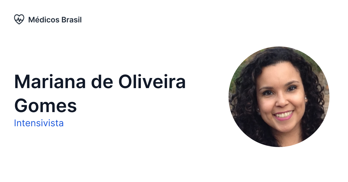 Mariana de Oliveira Gomes - Intensivista | Médicos Brasil