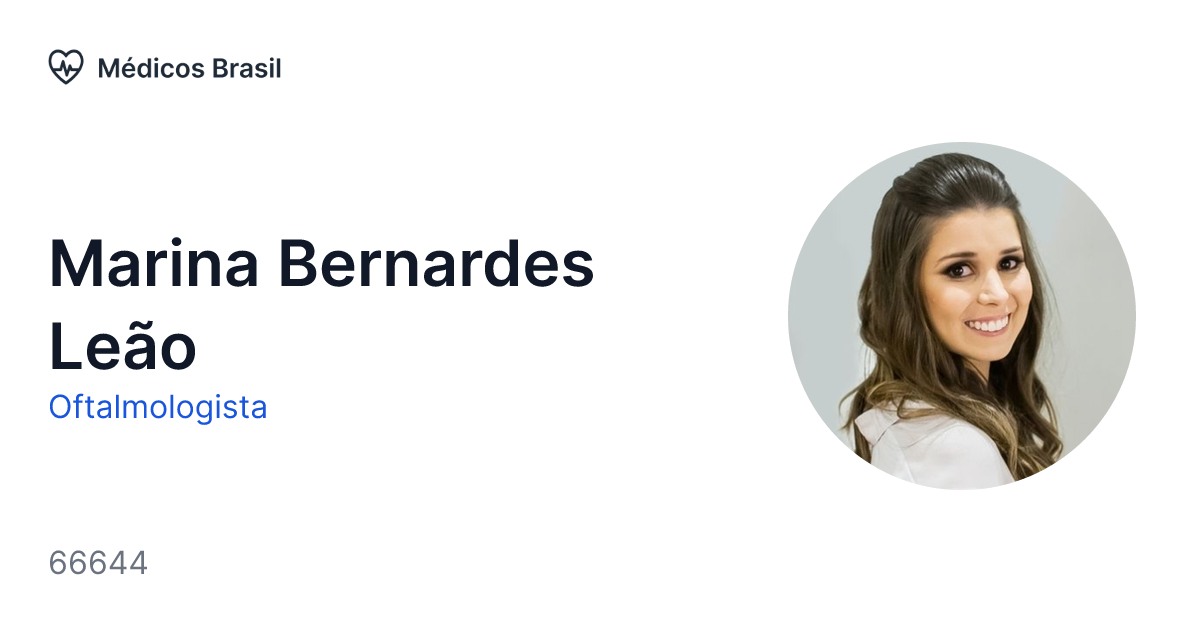 Marina Bernardes Leão - Oftalmologista | Médicos Brasil