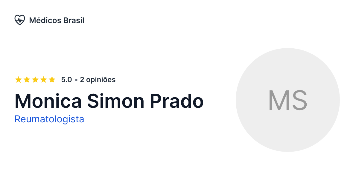 Monica Simon Prado - Reumatologista | Médicos Brasil