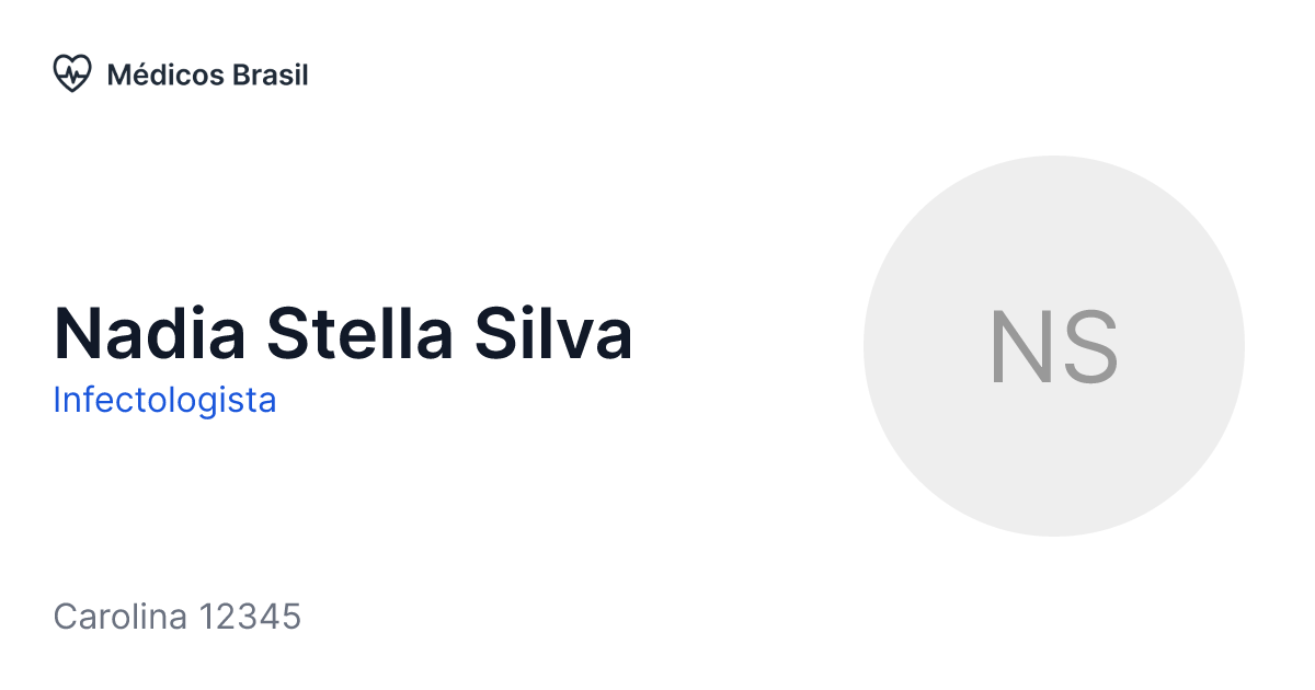 Nadia Stella Silva - Infectologista | Médicos Brasil