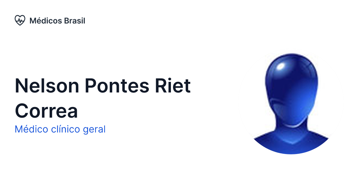 Nelson Pontes Riet Correa - Médico clínico geral | Médicos Brasil