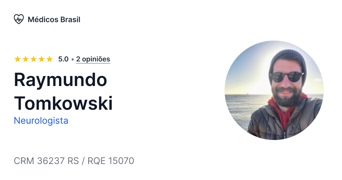 Raymundo Tomkowski - Neurologista | Médicos Brasil