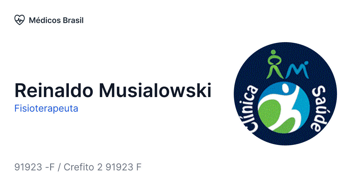 Reinaldo Musialowski - Fisioterapeuta | Médicos Brasil