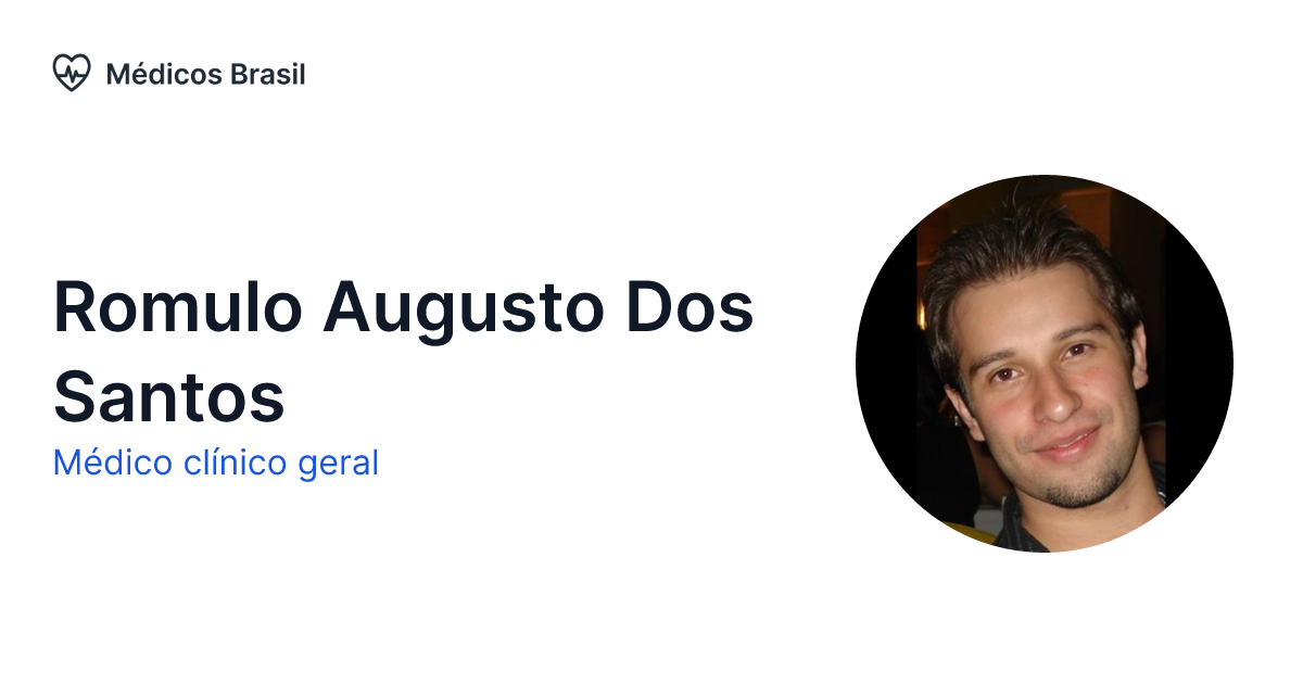 Romulo Augusto Dos Santos - Médico clínico geral | Médicos Brasil