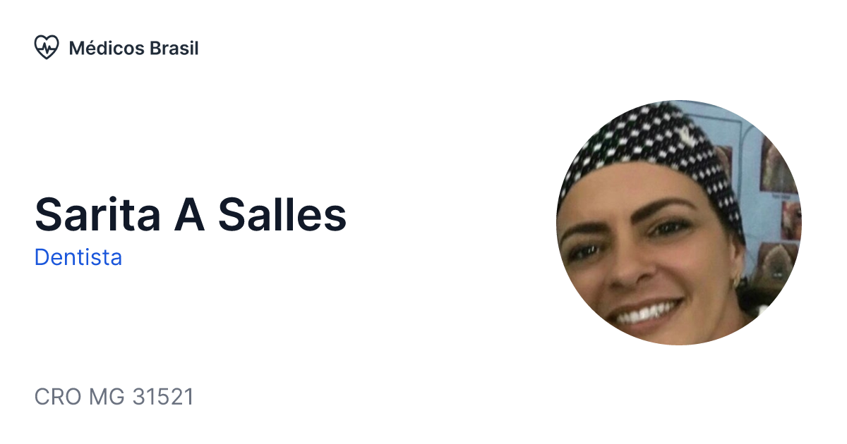 Sarita A Salles - Dentista | Médicos Brasil