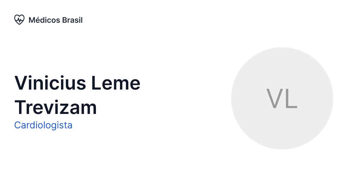 Vinicius Leme Trevizam - Cardiologista | Médicos Brasil